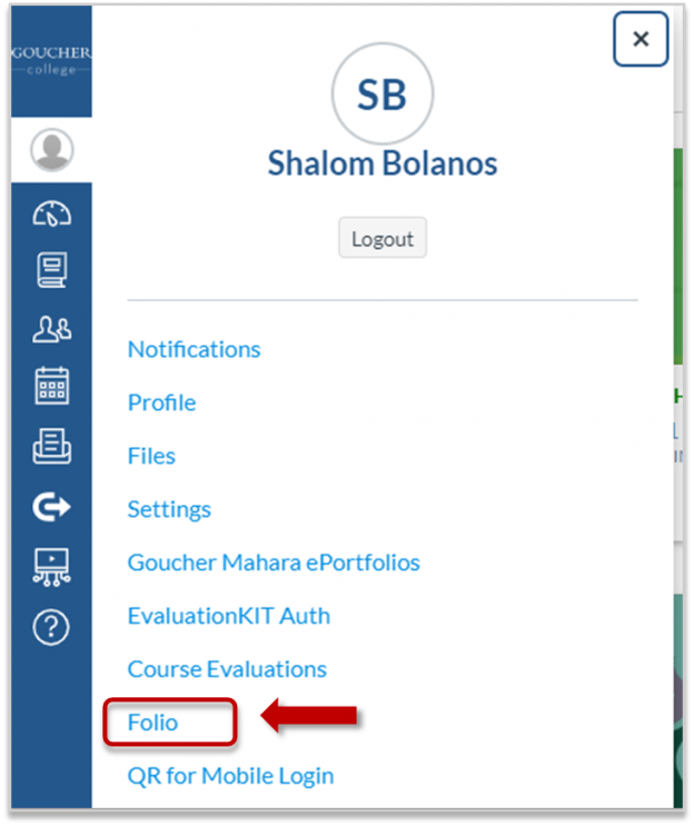 Portfolium Resources - Goucher College Technology Knowledgebase