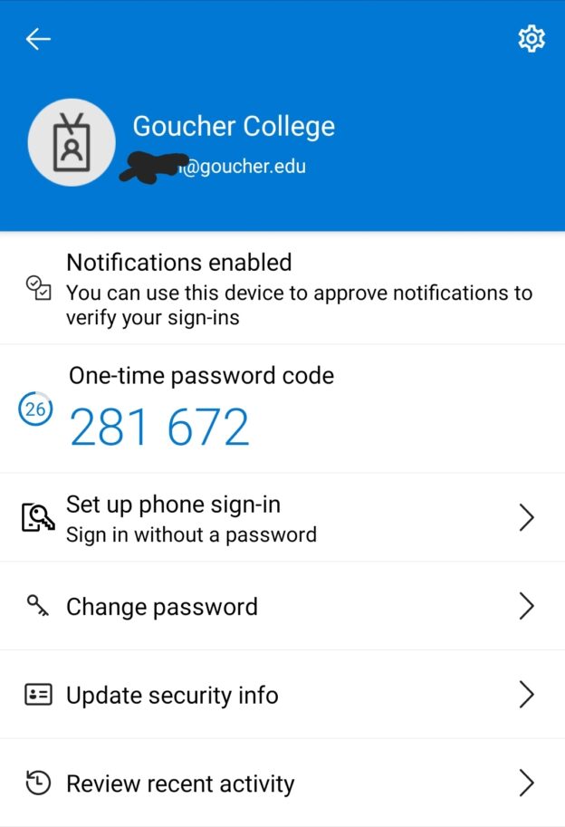 Setting Up Multi-Factor Authentication - Goucher College Technology ...