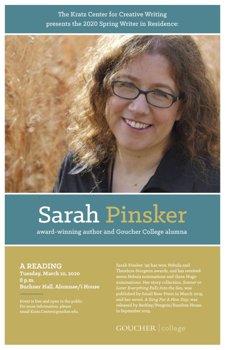 Announcing Sarah Pinsker as our 2020 Spring Writer in Residence – Kratz ... Announcing Sarah Pinsker as our 2020 Spring Writer in Residence – Kratz ...