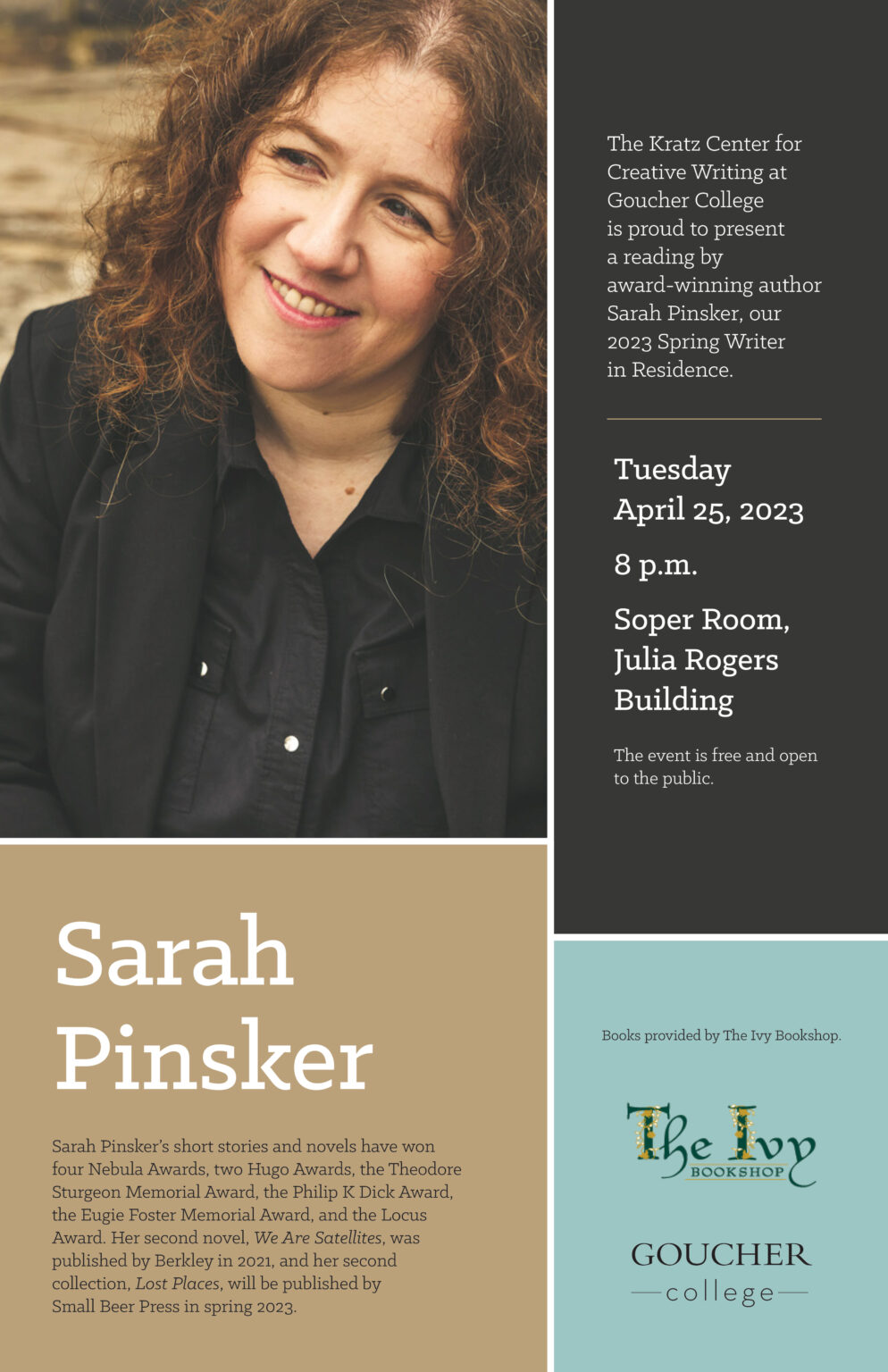 The Kratz Center Welcomes Hugo Award Winner Sarah Pinsker – Kratz ...